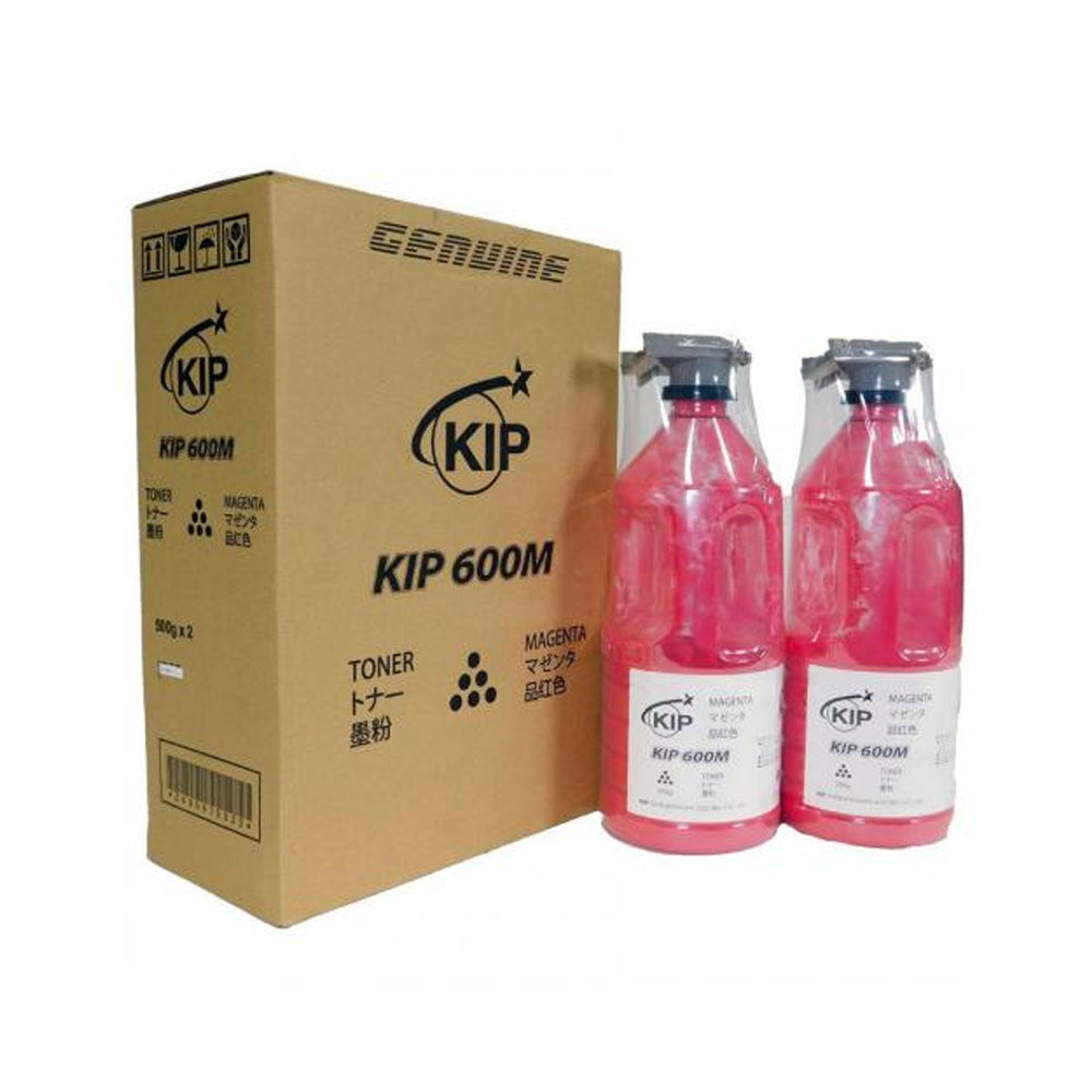 KIP 600/700C Series Magenta Toner - 500 Gram Cartridges (2 Per Box ...
