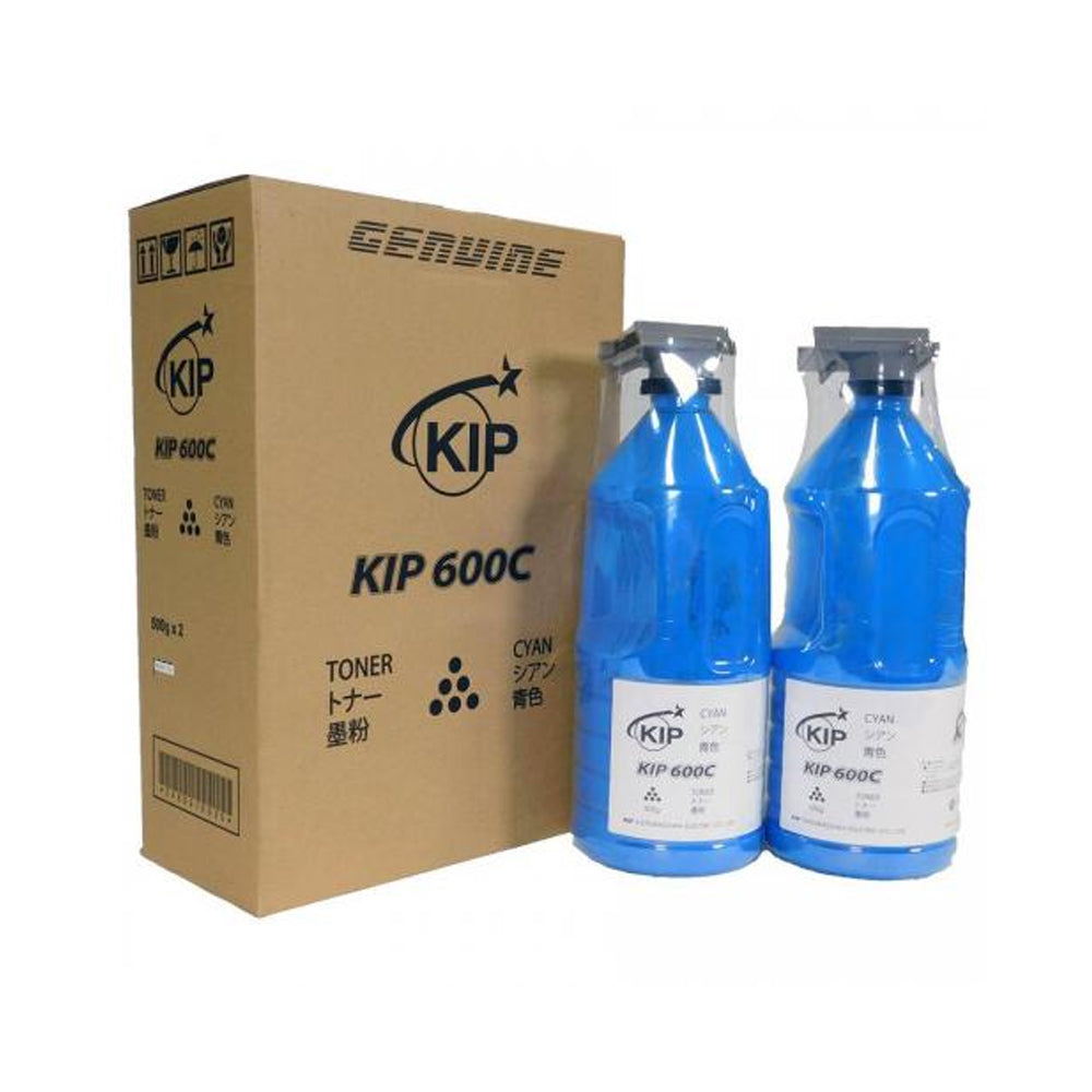 KIP 600/700C Series Cyan Toner - 500 Gram Per Cartridge (2 Per Box ...
