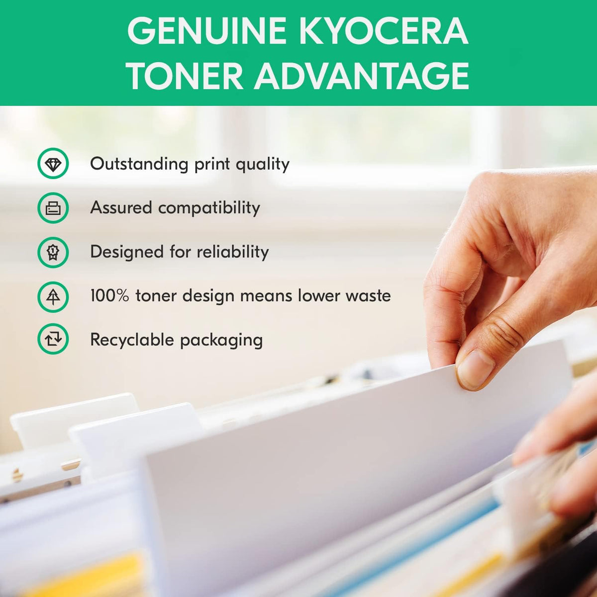 Kyocera TK-5417K (1T02Z70US0) Black Toner Cartridge – ABD Office ...
