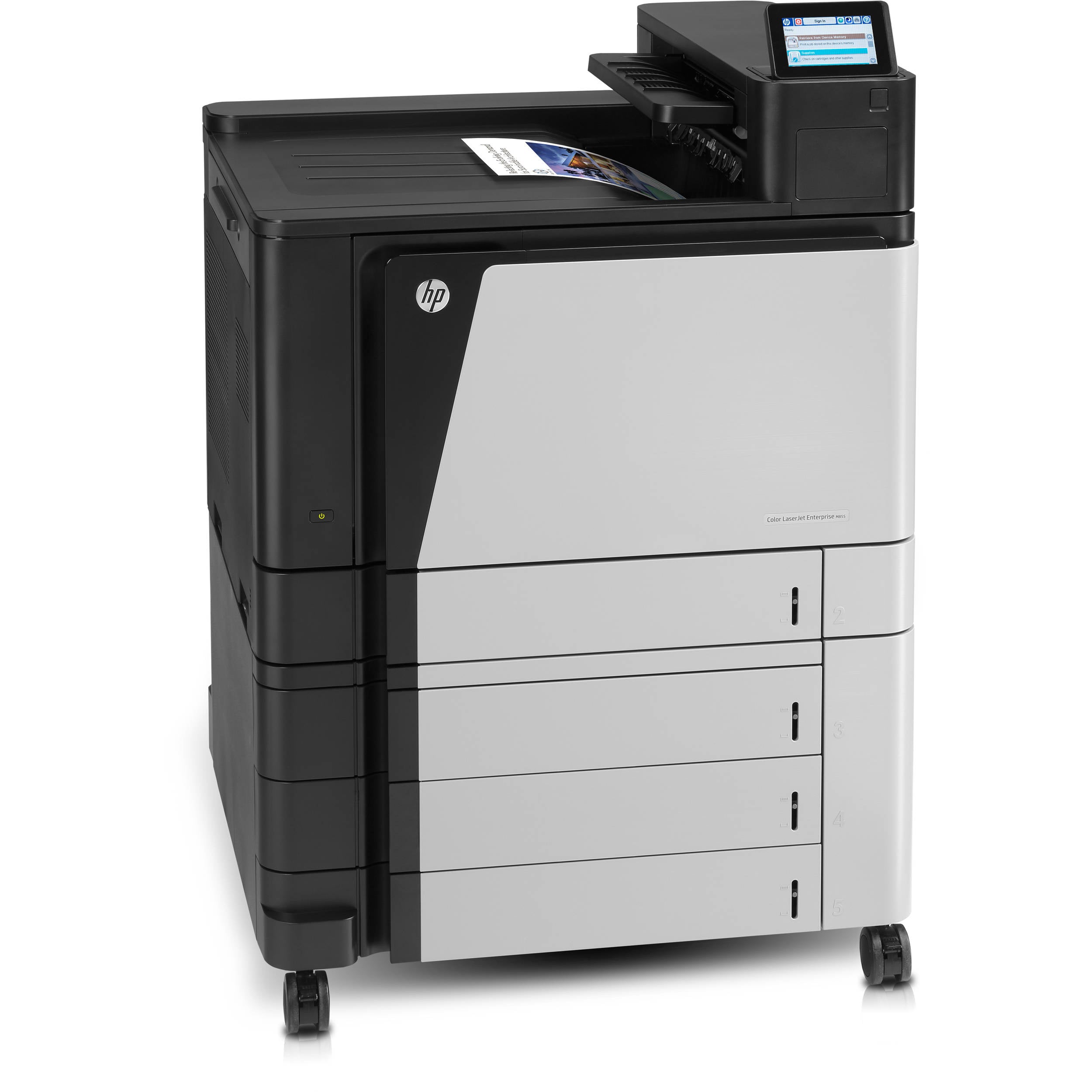 HP Color LaserJet Enterprise M651DN A4 Color Laser Printer 4 Trays ...