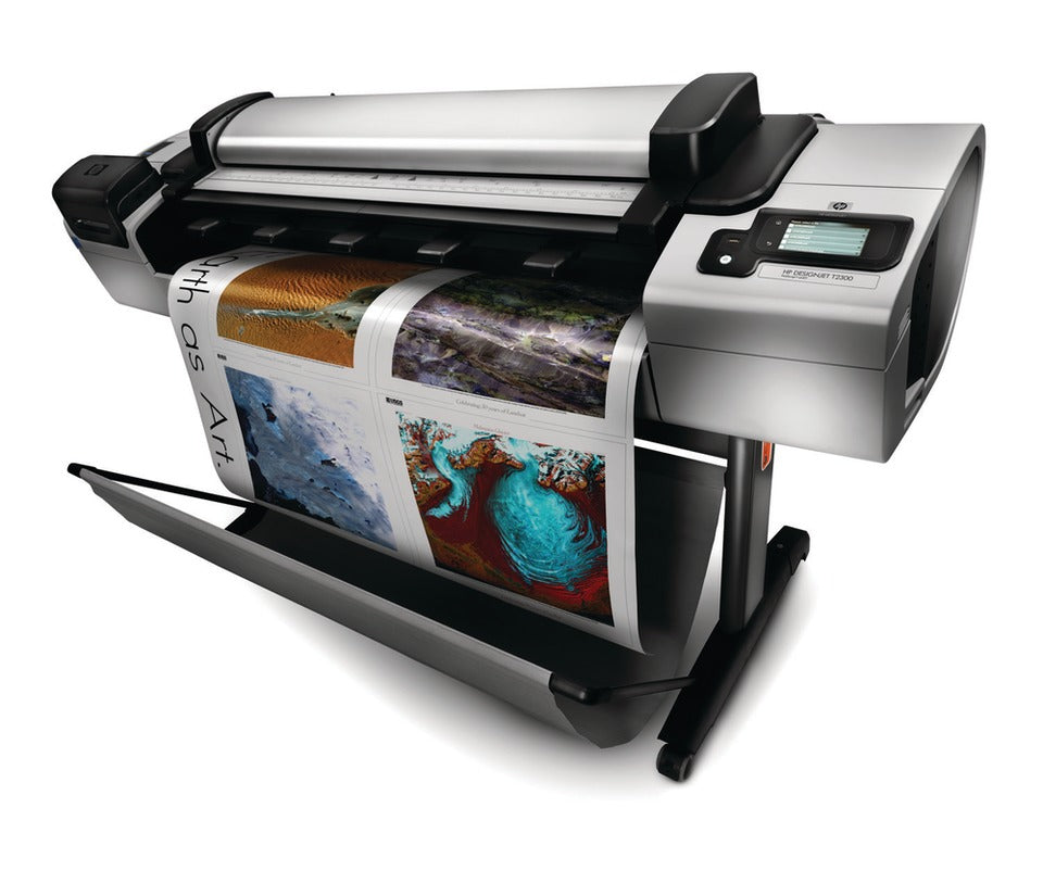 HP DesignJet T2300 44-in 2 Roll Color Wide Format Printer Scanner – ABD ...