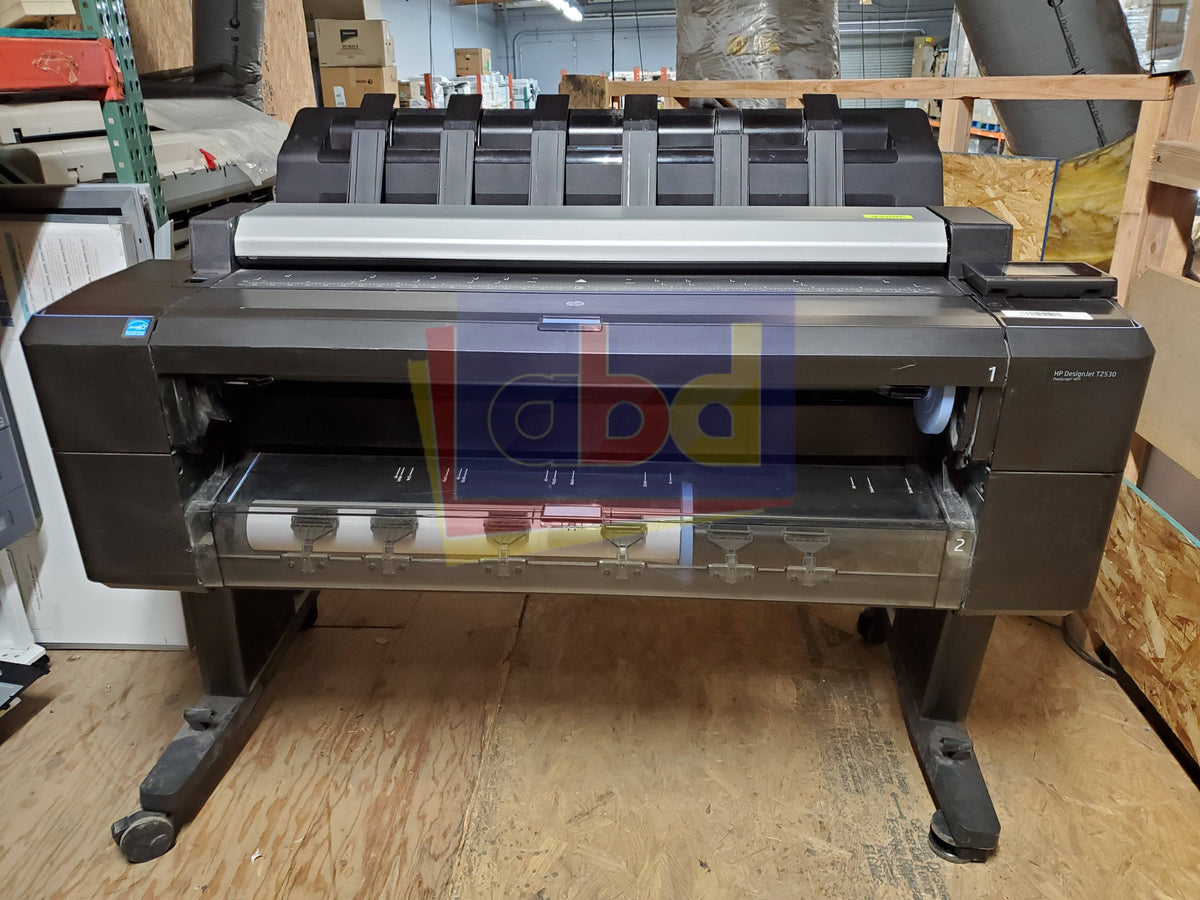 HP DesignJet T2530 36-in 2 Roll Color Wide Format Printer Scanner – ABD ...