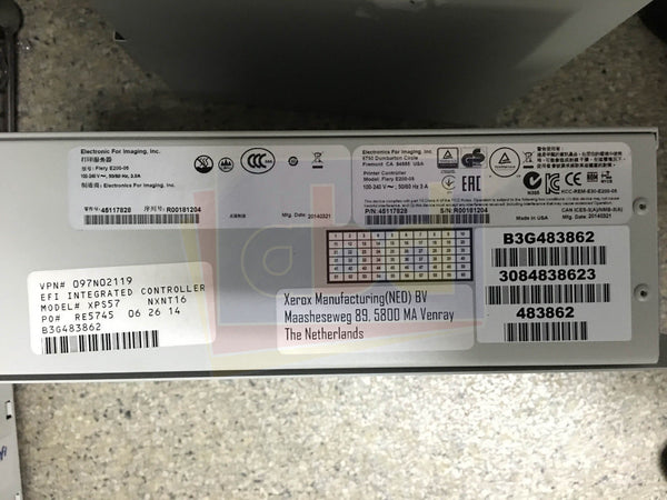 Xerox Color 570 Integrated Fiery E200-05 Color Server (B3G) – ABD ...